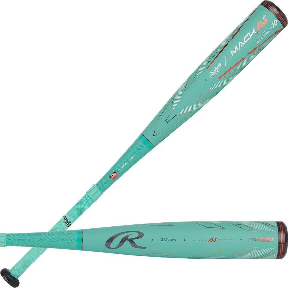 Rawlings RUT4MC10 MACH AI 23/4" -10 Baseball Bat - Sportco – Sportco ...
