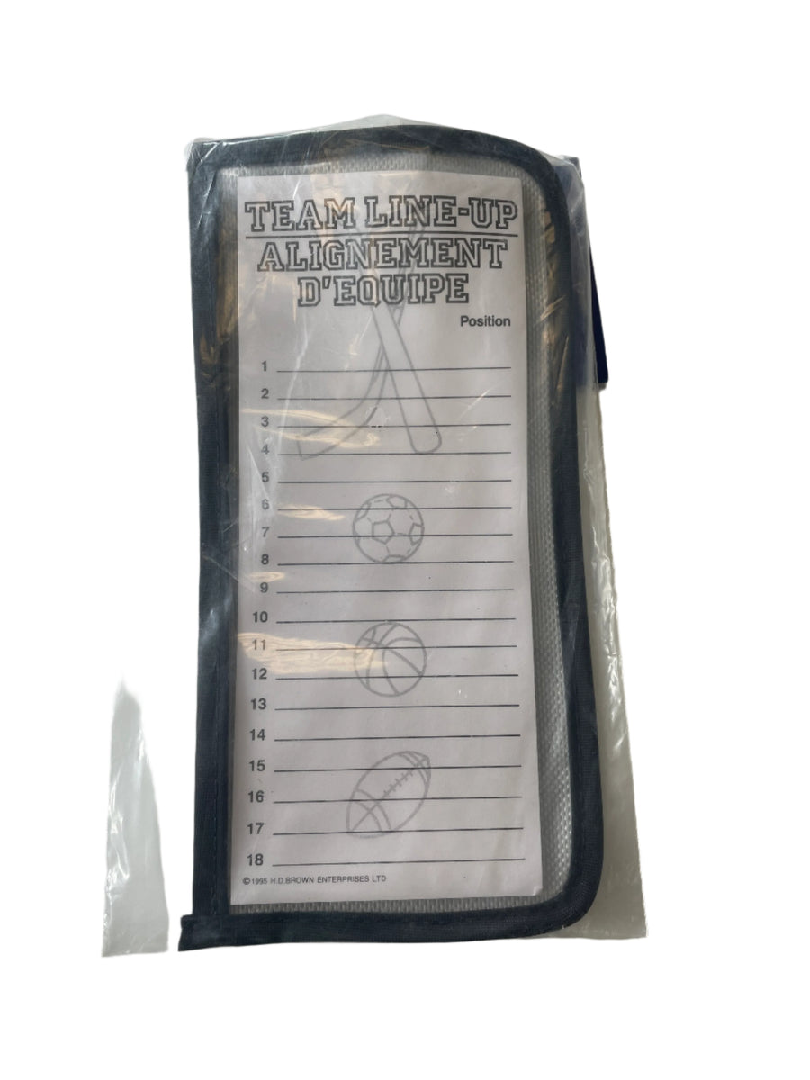 HDB Lineup Cards + Holder - Sportco – Sportco Source For Sports